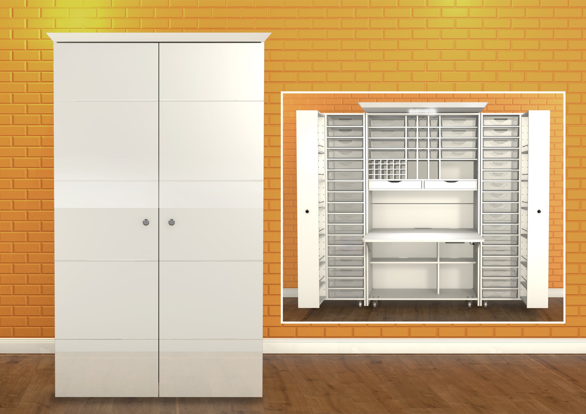 Buy a craft cupboard: BrandBox Craft ᐅ the ORIGINAL